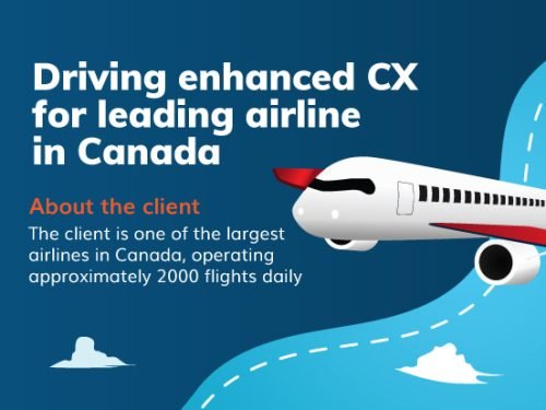 Driving enhanced CX for a leading airline in Canada - IGT Solutions